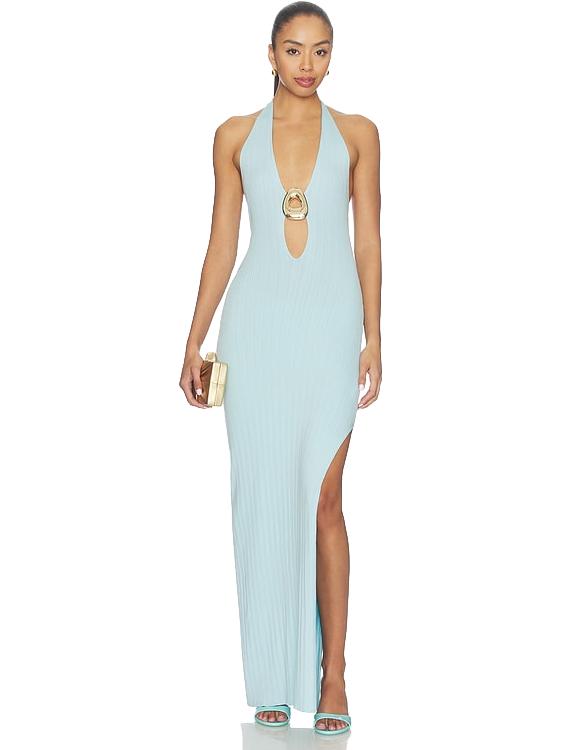 RUNAWAY THE LABEL Runaway The Label Halter Knit Maxi Dress